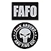 Amazon.com: Great 1 Products Tactical-Black Flag ""FAFO"" Military ...