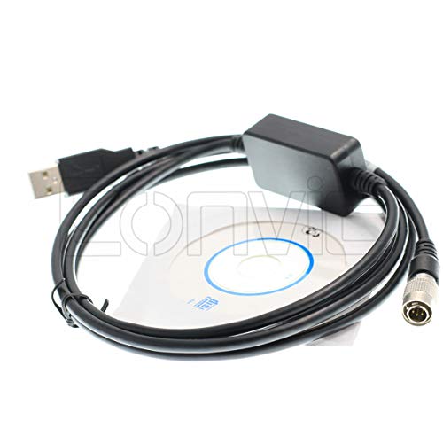 Eonvic Transfer Data Cable Hirose 6 Pin Male to USB for Trimble S6 S8 ...