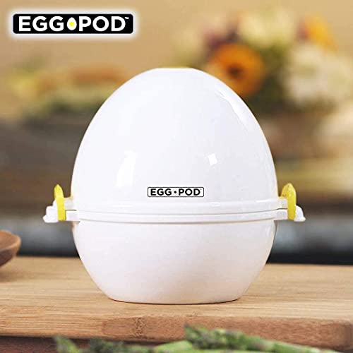 Snapklik.com : EGG POD By Emson Microwave Hardboiled Egg Maker, Cooker, Boiler & Steamer, 4 ...
