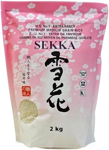 Amazon.com : Sekka Extra Fancy Premium Grain Rice - 4.4 Lb (2 Kg ...