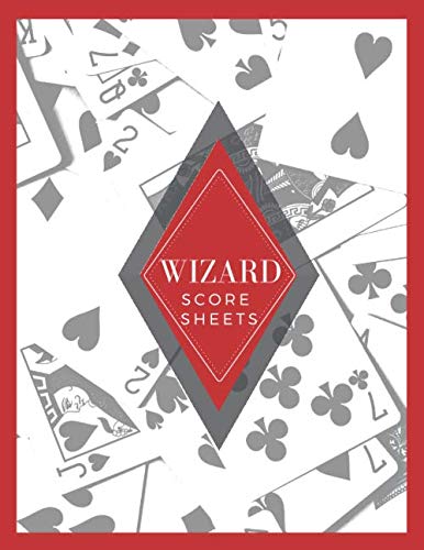 Wizard Score Sheets | extra large wizard scorepads: Wizard Card Game ...