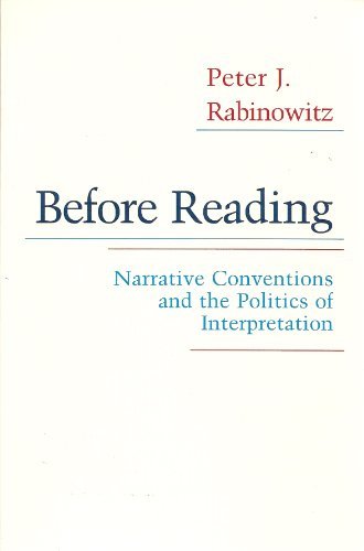Before Reading: Narrative Conventions and the Politics of ...