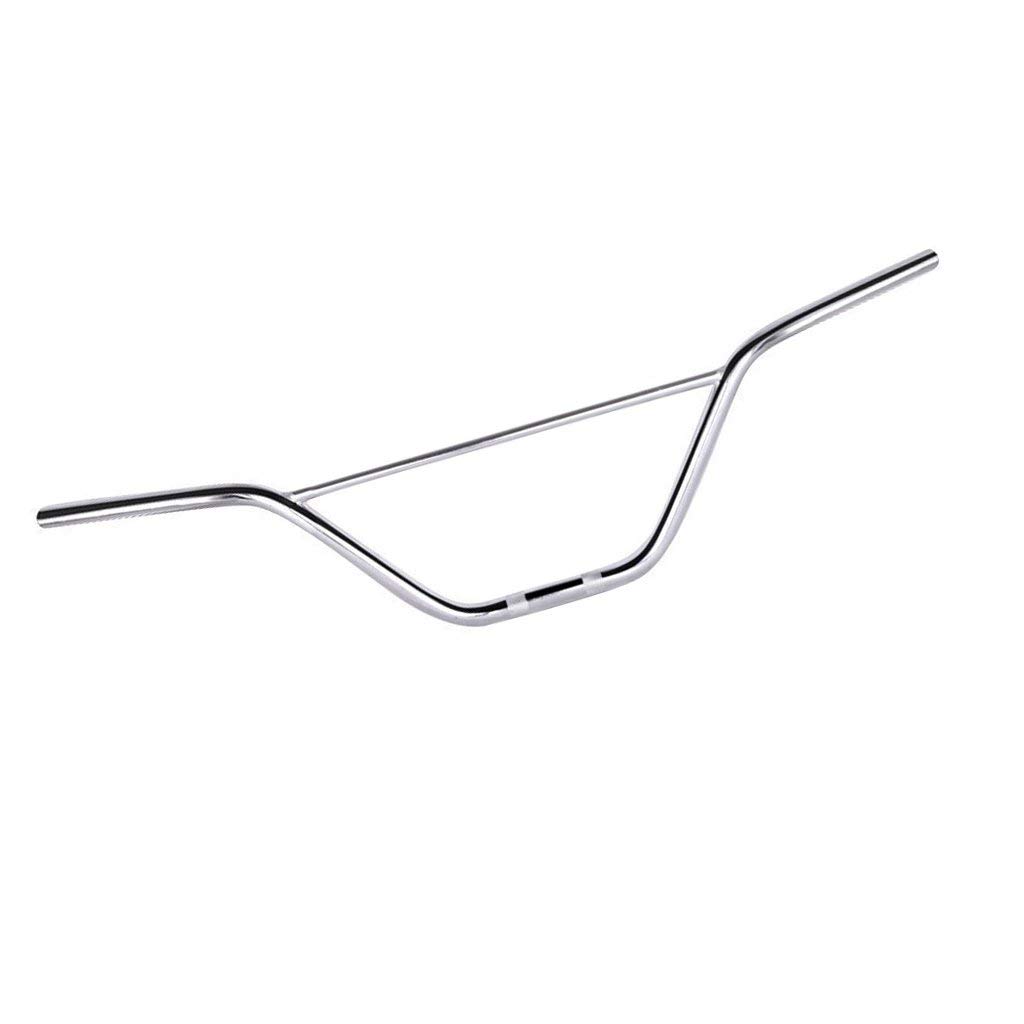 OZANGO Bike Universal Handlebar Silver Chrome Handle Bar Rod Thick Pipe ...