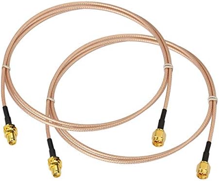 Amazon.com: Bingfu WiFi Antenna Extension Cable (2-Pack) RP-SMA Male ...