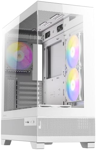 Amazon.co.jp: ANTEC CX700 RGB ELITE White Fixed Mode RGBファン6個を標準搭載したピラー ...