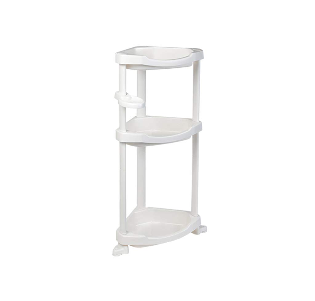 White Plastic Corner Shower Caddy