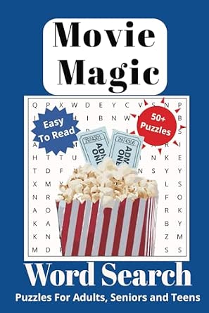 Movie Magic Word Search Puzzle Book: Word Searches with Easy to Read ...