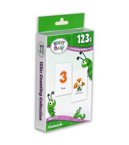 Brainy Baby - 123s (Flash Cards): Introducing Numbers 1-20 : The Brainy ...