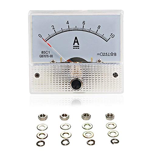 Buy LEDSMITH DC 0-10A Durable Mini Analog Ammeter Current Panel Ampere ...