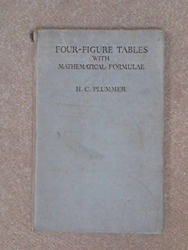 FOUR-FIGURE TABLES WITH MATHEMATICAL FORMULAE: Amazon.co.uk: Books