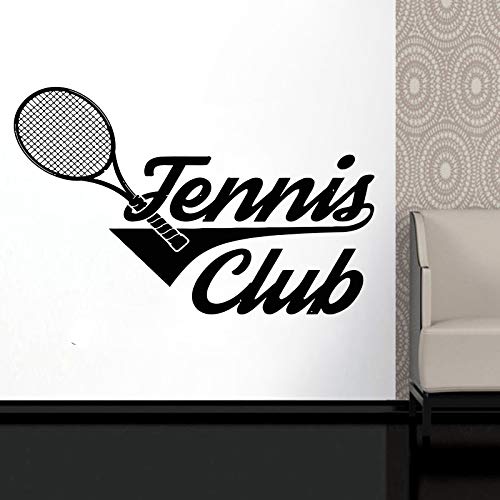 Amazon.com: Tennis, ball, racket, Tennis club, Wall Decal,Window ...