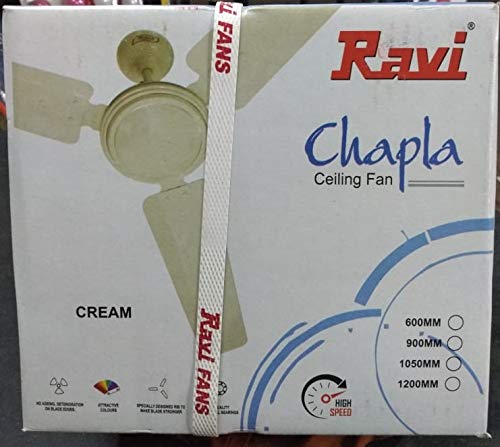 Buy Ravi 1200 mm Chapla Anti Dust, 3 Blade Unique Looks Designer ...