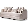 Amazon.com: Michael Amini Carmela Mansion Sofa - Almond/Gold : Home & Kitchen