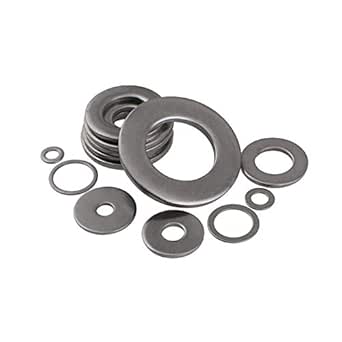 50/100pcs Flat Washers, Metal Washers, Stainless Steel Washers ...