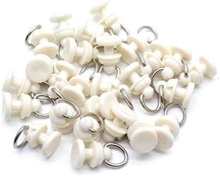 Amazon.com: Treely 40Pcs Ceiling Track Rollers Curtain Carrier Drapery ...