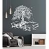 Amazon.com: Vinyl Wall Decal Tree Book Leaves Knowledge Library Reading ...