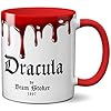 Amazon.com | Dracula by Bram Stoker Mug - Coffee Mug with Classic Book ...