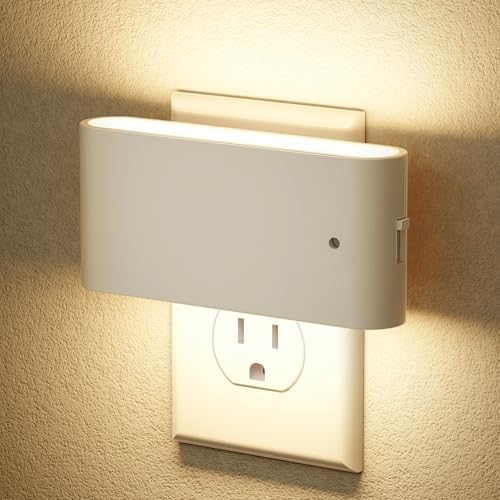 JandCase LED Night Lights Plug into Wall, Night Light with Dusk to Dawn ...