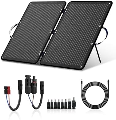 Amazon.com : ICECO SP80 Portable Solar Panels 80W, High-Efficiency ...