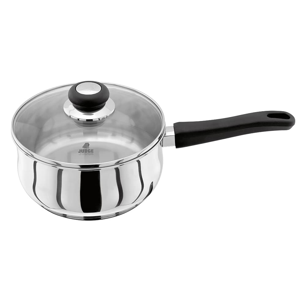 Judge Vista Stainless Steel Large Saucepan 20cm 2.1L, Shatterproof ...