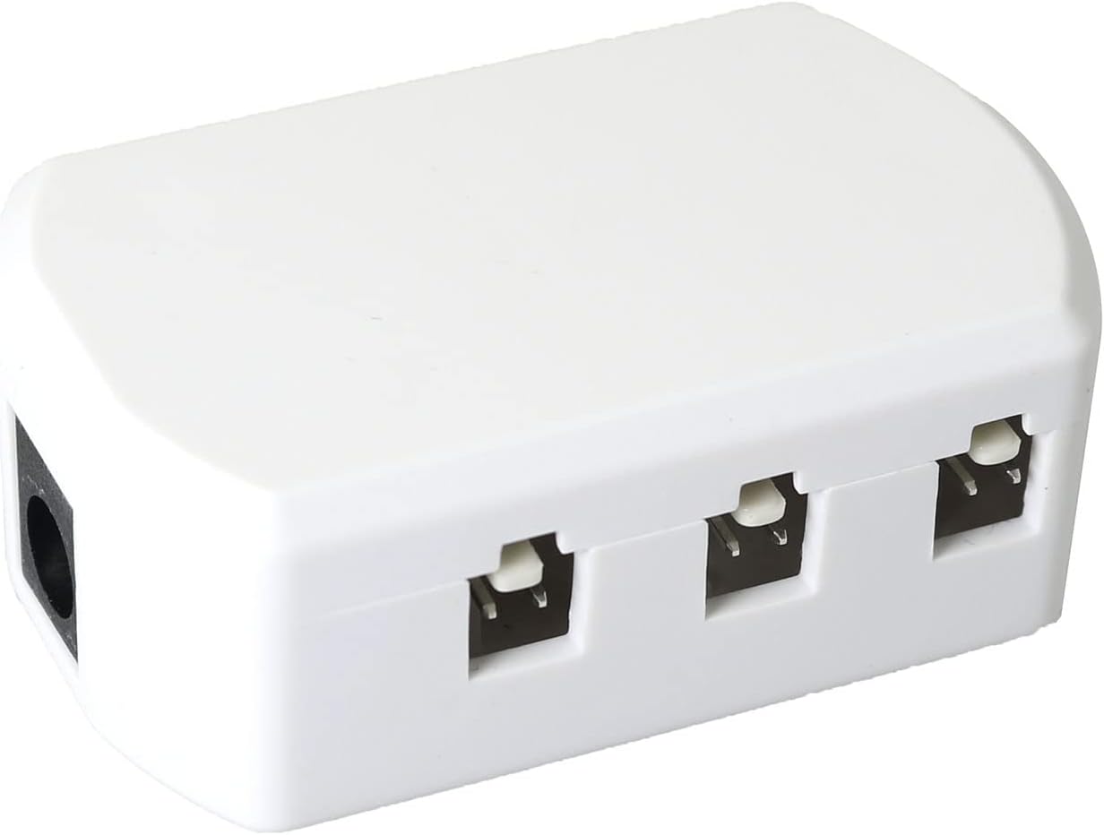 6 In 1 White Splitter RLECS Under Cabinet Puck Lights with 2 Pin White ...