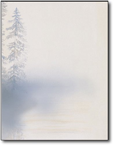 Morning Mist Stationary Letterhead Paper - 80 Sheets : Amazon.in ...