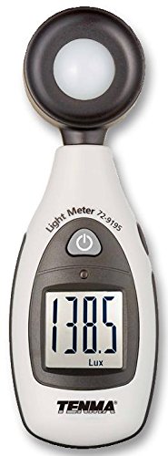 TENMA 40000lx Auto Ranging Light Meter | Handheld Lux Meter with Tripod Mount – 72-9195 : Amazon ...