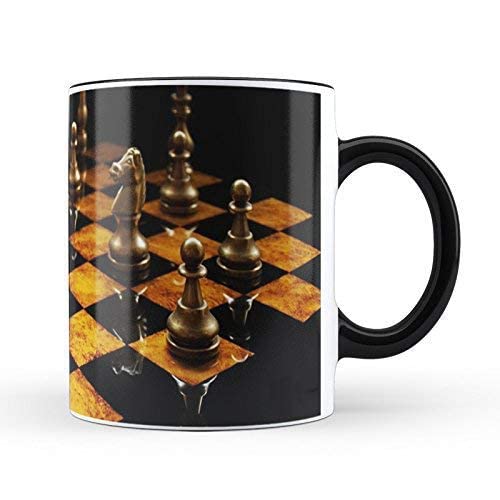 Buy Dillo Chess Board Ceramic Cup/Mug, 11 Oz, 350ml, White Online at ...