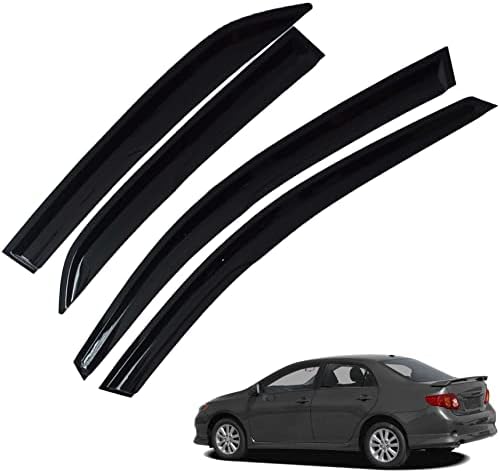 Amazon.com: Nurniacl 4-Pack Window Vent Visor Rain Guard Sun Shade ...