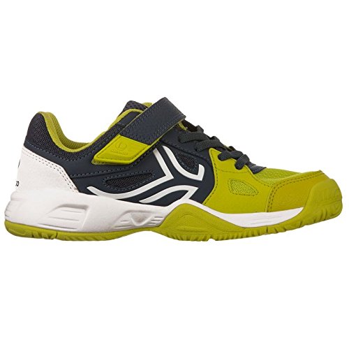 Artengo Ts 860 Kids Tennis Shoes - Grey/Green (EU 34) : Amazon.in ...