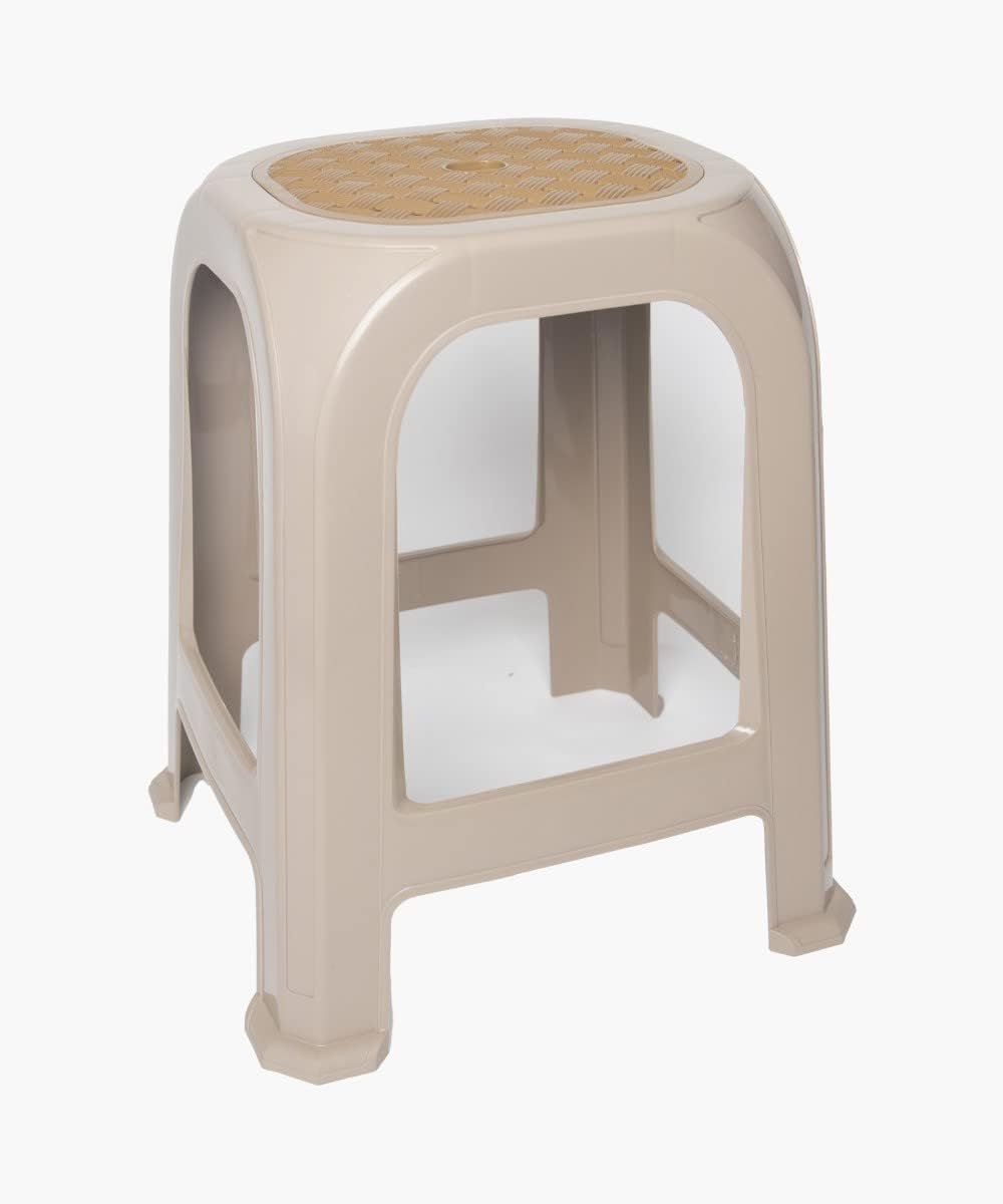 Large Tall Plastic Garden Stool Stackable Outdoor Indoor Chair Stool or ...