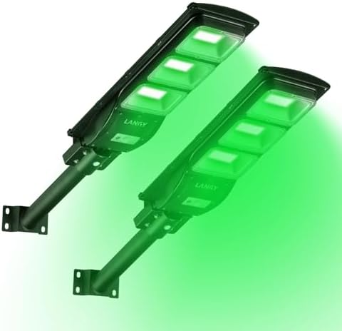 Amazon.com: 2Pack Solar Hog Light 9000 Lumens Green hog Light with ...