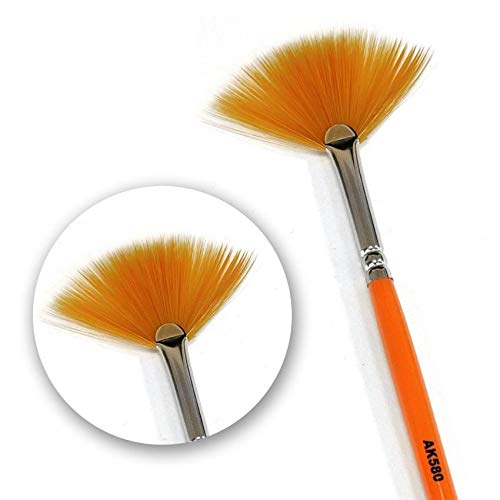 Amazon.com: AK Interactive Fan Shape Weathering Brush : Arts, Crafts ...
