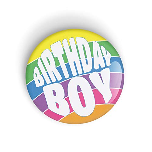Amazon.com: BIRTHDAY BOY pin badge button - pinback or fridge magnet ...