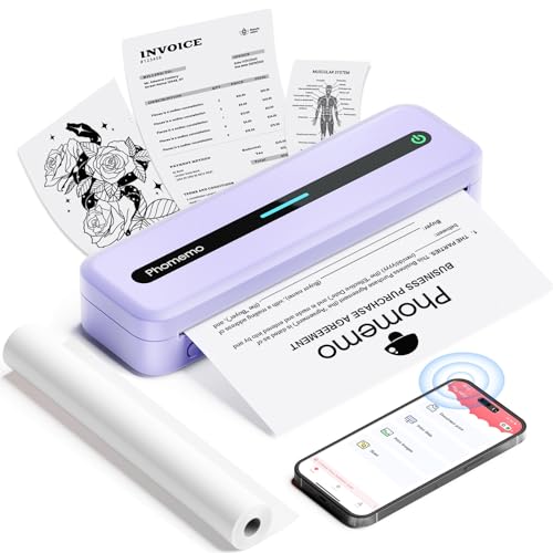 Snapklik.com : Portable Printers Wireless For Travel, Inkless Thermal ...