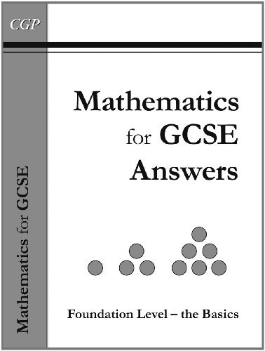Maths for GCSE, Foundation the Basics Answer Book inc CD ROM: Written ...
