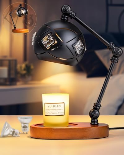 Amazon.com: PRISESSA 2 in 1 Adjustable Candle Warmer Lamp with Timer ...