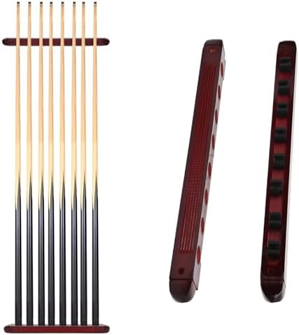 Estante para 8 Tacos de Billar Montaje en Pared, 2Pzs Soporte de Palos ...