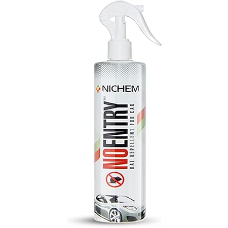 NICHEM No Entry Rat Repellent Spray for Cars, Pack of 1 Bottle of 200 ...