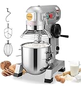 Amazon.com: VEVOR Commercial Mixer, Commercial Food Mixer 10Qt ...