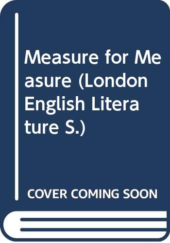 Measure for measure (The London English literature series): Shakespeare ...