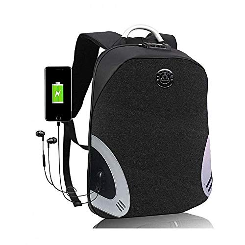 Biaowang Anti Theft Travel Laptop Backpack with USB Charging Earphone ...