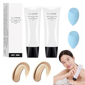 Amazon.com: Perebelle CC Cream Self Adjusting for Mature Skin CC Cream Skin Tone Adjusting CC ...