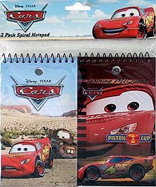 Disney Pixar Cars Spiral Notepad 2 Pc Set : Amazon.ca: Office Products