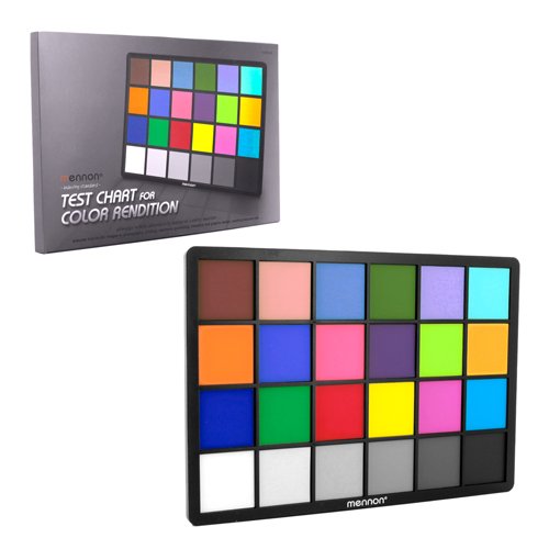 Buy Mennon Test Color Chart with 24 Colors, Small (8" x 6") Online at ...