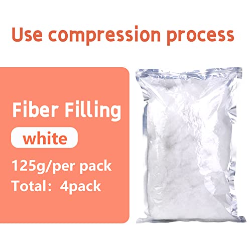 Snapklik.com : 500g/176oz Premium Fiber Fill Stuffing, Stuffed Animal ...