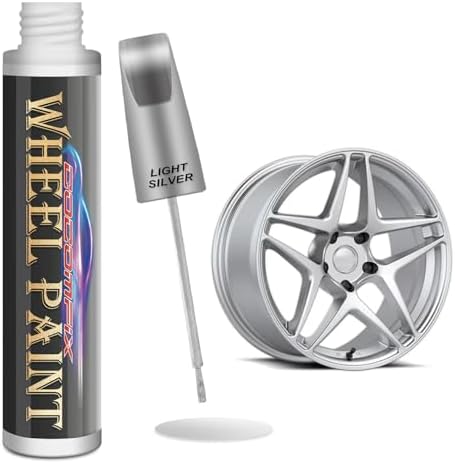Amazon.com: Silver Rim Touch Up Paint. Wheel Scratch Repair Pen. Car ...