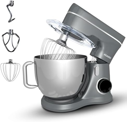 Buy AGARO Royal Stand Mixer 1000W with 5L SS Bowl and 8 Speed Setting ...