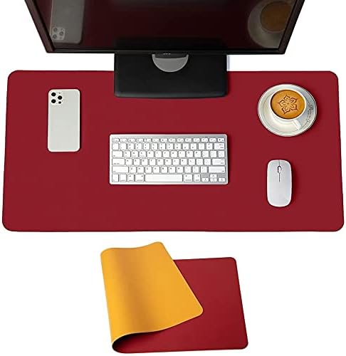 SYGA Desk Pad Protector Waterproof PU Desk Mat Blotters on Desktop ...
