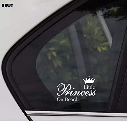 Roonir car Stickers Exterior Little Princess On Board Car Windows ...